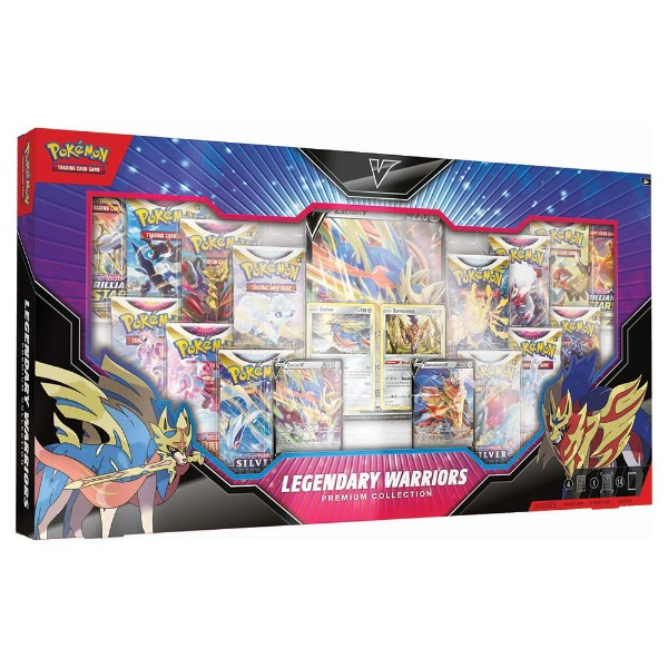 Pokemon - TCG - Sword & Shield Legendary Warriors Premium Collection ...